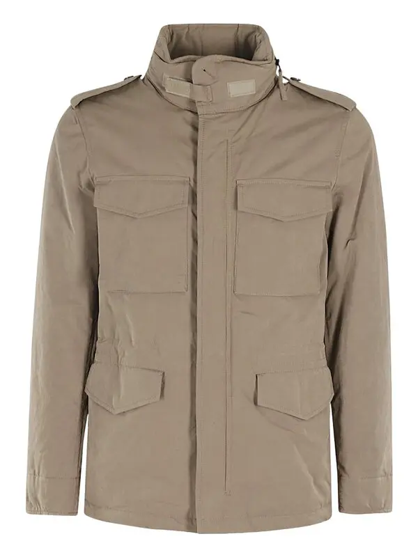 Aspesi High Neck Padded Jacket - Nude