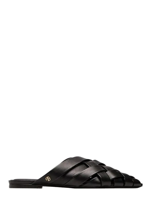 ANINE BING Eve Mules - Black