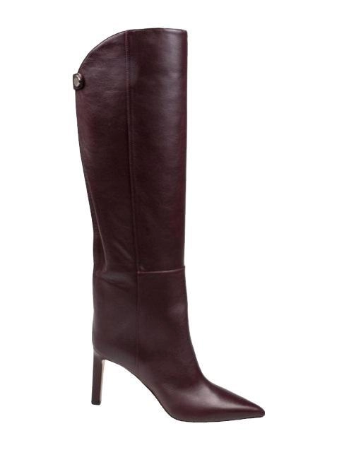 JIMMY CHOO Alizze 85 Pointed Toe Boots - Black