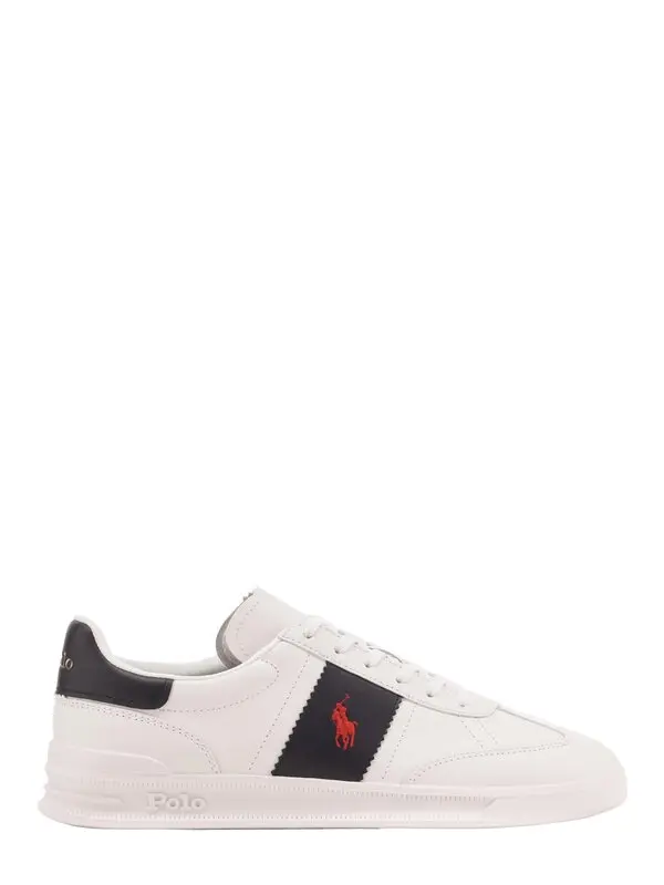 Polo Ralph Lauren Heritage Era Lace-up Sneakers - White/navy/red