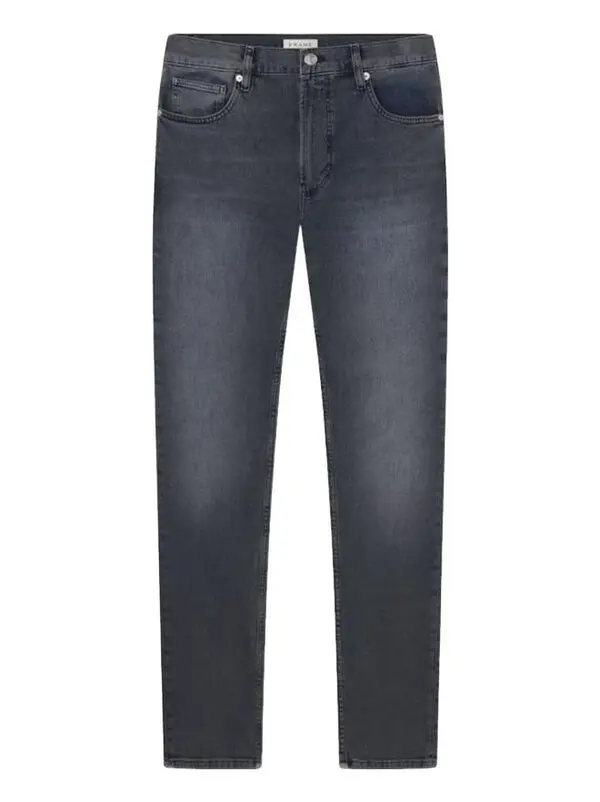 FRAME Mid-waist Straight Leg Jeans - Black