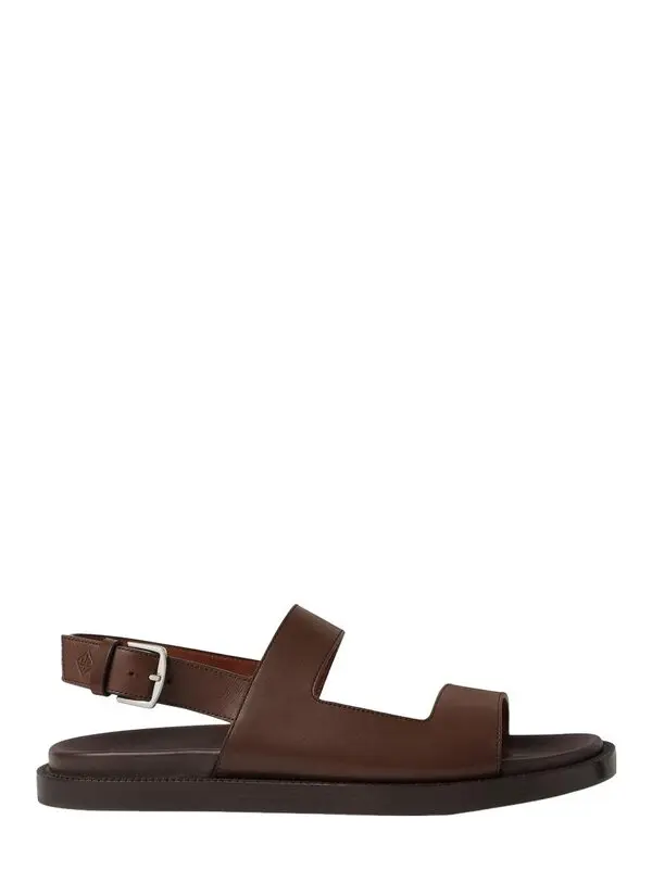 Loro Piana Nama Walk" Sandals - Dark Mocha
