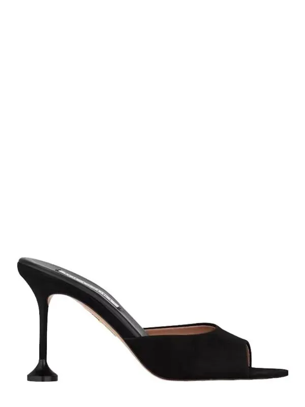 AQUAZZURA Bisous Slip-on Mules - Black