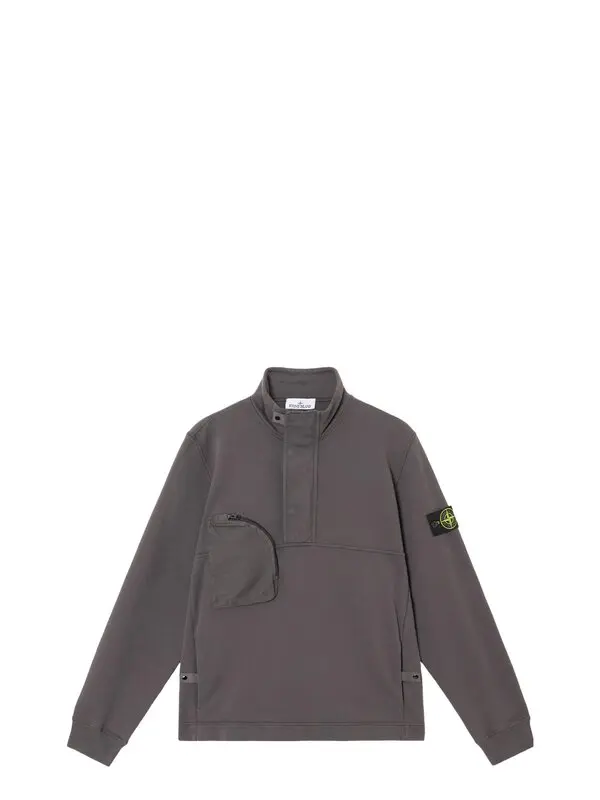 Stone Island Chest-pocket Sweatshirt - Charcoal Gray