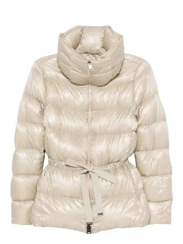 Herno Drawstring-waist Puffer Jacket - Nude