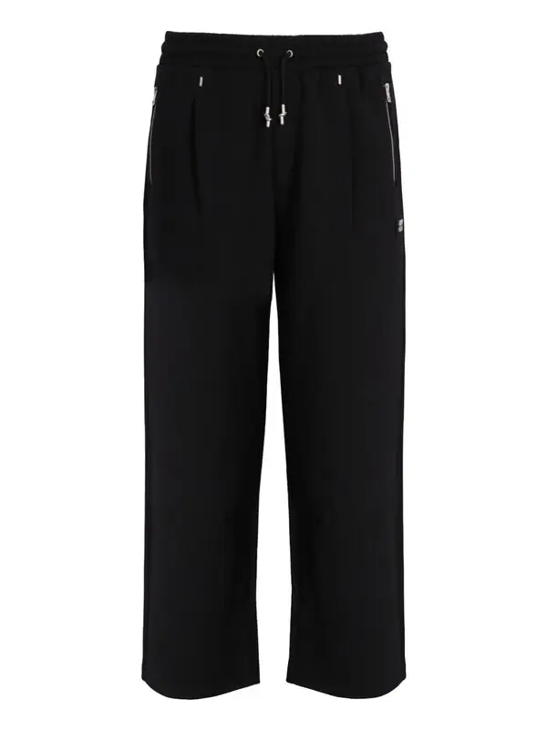 Hugo Boss Logo-patch Trousers - Black
