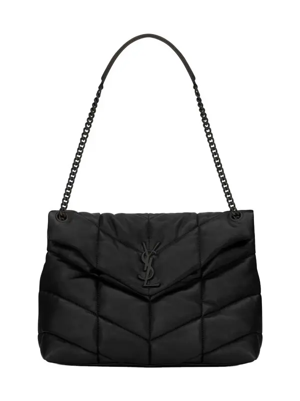 Saint Laurent Puffer Medium Shoulder Bag - Black