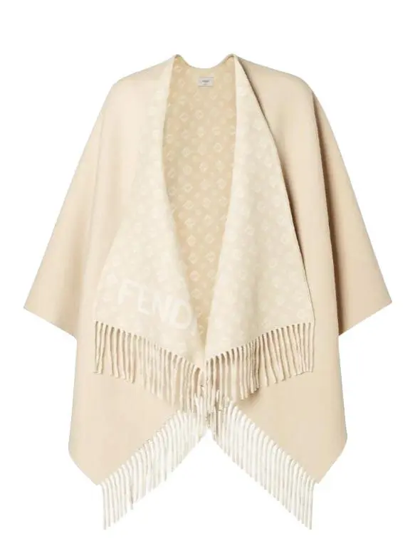Fendi Wool And Cashmere Shawl - No