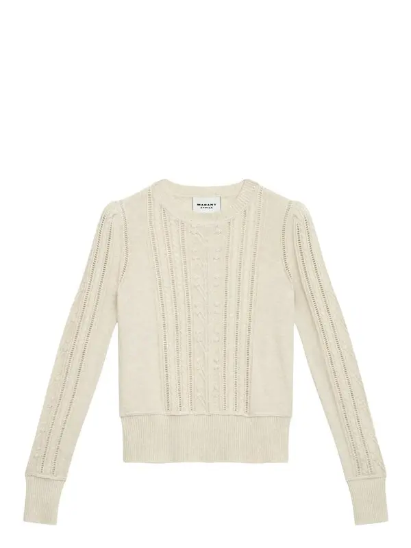 Isabel Marant Étoile Kalyn Crew Neck Sweater - Light Gray
