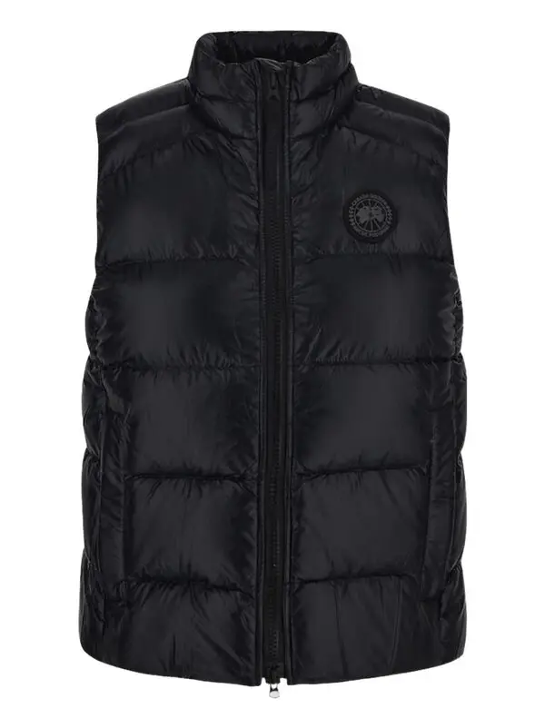 Canada Goose Logo-patch Padded Down Gilet - Black