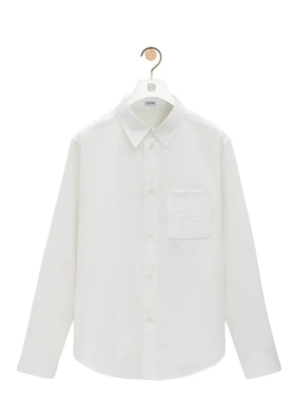 Loewe Lightweight Poplin Shirt - White