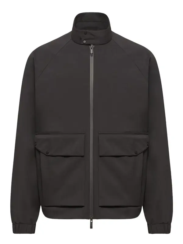 Moncler Hasteinen Short Down Jacket - Black