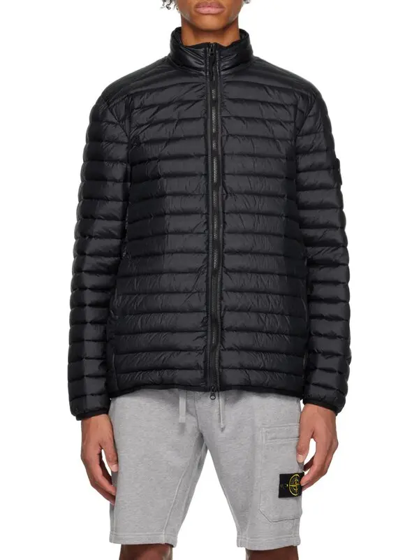 Stone Island Quilted Down Jacket - Blue