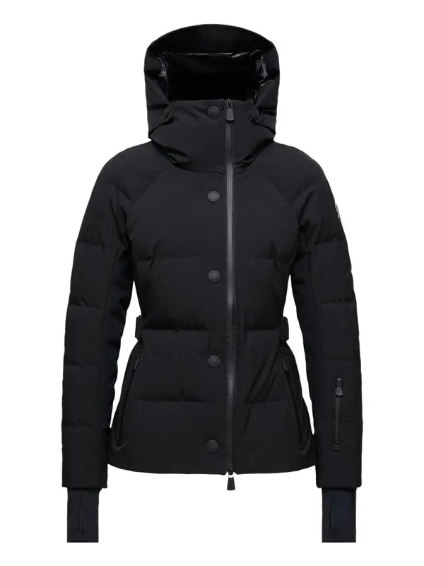 Moncler Guyane Hooded Down Ski Jacket - Black