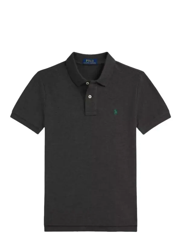 Polo Ralph Lauren Polo Shirt With Embroidered Logo - Black