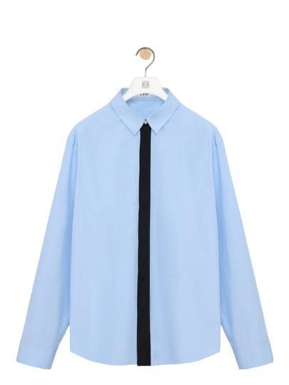Loewe Long-sleeved Shirt - Light Blue
