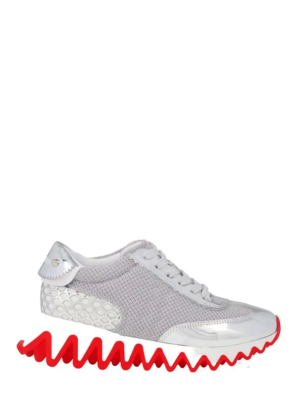 CHRISTIAN LOUBOUTIN Panelled Sneakers - Silver