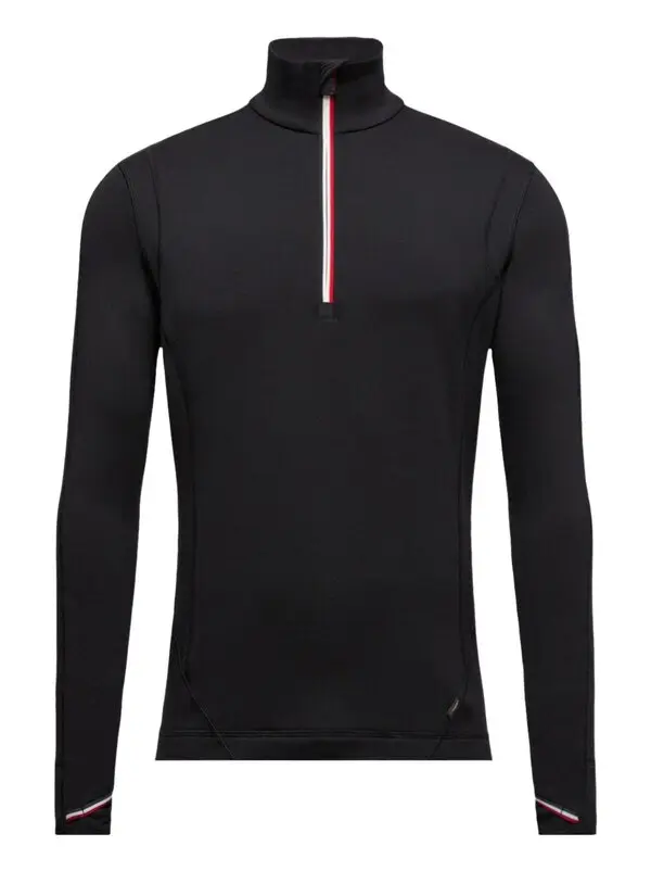 Moncler Polartec Half-zip Sweatshirt - Black