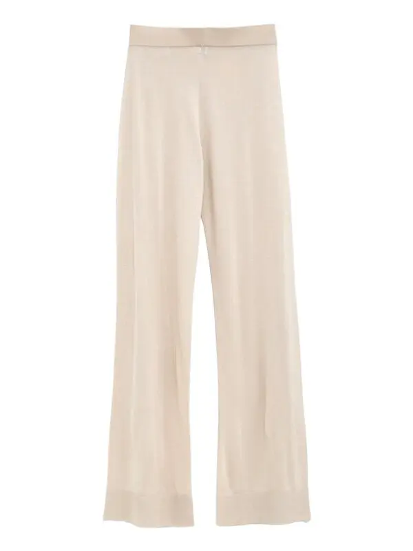 TOTEME Knitted Wide-leg Trousers - Nude