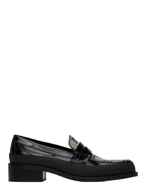 MISBHV Jacquard Monogram Loafers - Black