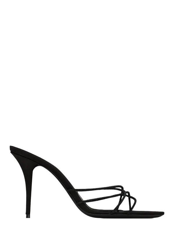 Saint Laurent Cleo High-heeled Sandals - Black