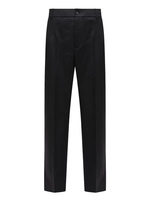 Moncler Tailored Pants With Elastic Waistband - Black