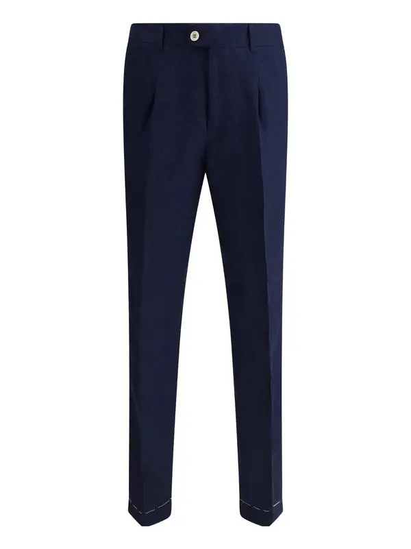 Brunello Cucinelli Cotton Chino Trousers - Black