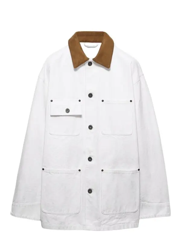 Prada Long-sleeved Casual Jacket - White
