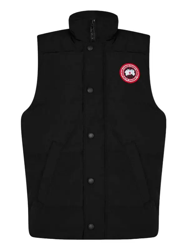 Canada Goose Logo Patch Down Vest - Black