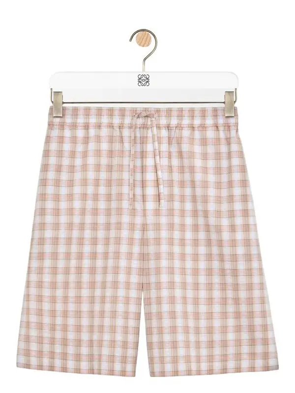 Loewe Drawstring Shorts With Embroidered Letter Rearrangement - More