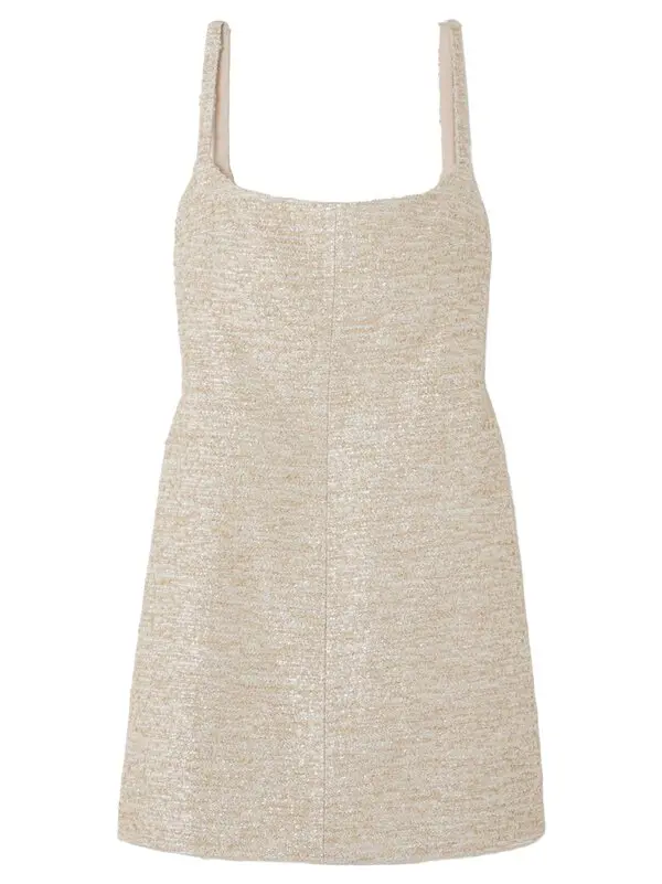 EMILIA WICKSTEAD Metallic A-line Dress - No