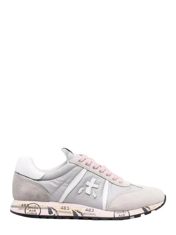 Premiata Logo Casual Sneakers - Gray