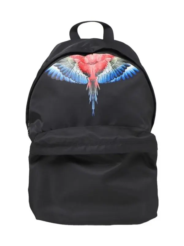 MARCELO BURLON COUNTY OF MILAN Wings Print Backpack - Black