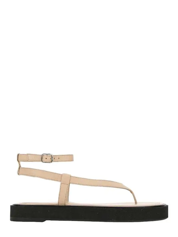 By Far Cece Flatform Sandals - Black