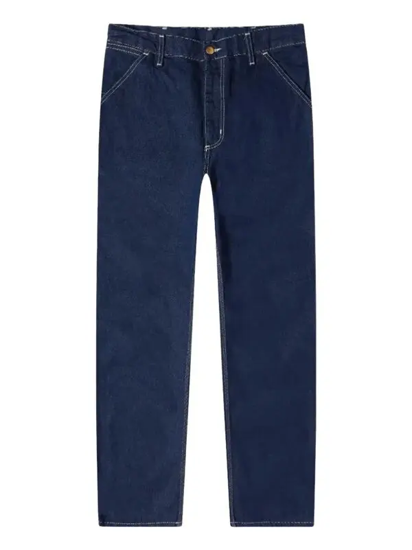 Carhartt Work In Progress Straight Leg Jeans - Blue