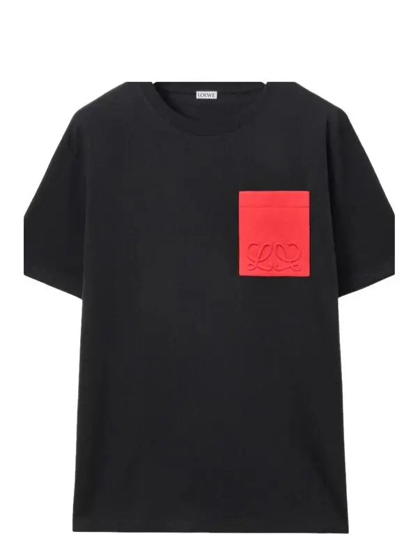 Loewe Relaxed Fit T-shirt In Cotton - Black