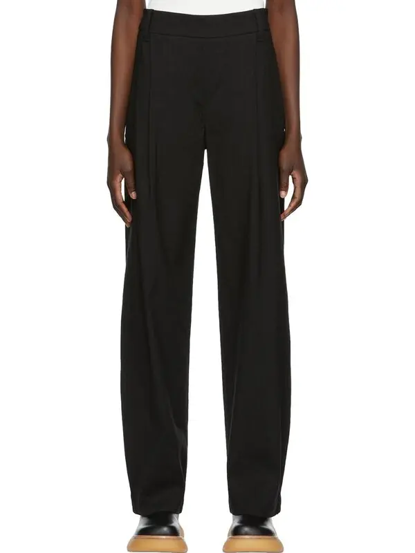 Vince Straight Casual Pants - Black