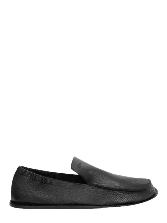 Loewe Flex Loafer In Calfskin - Black