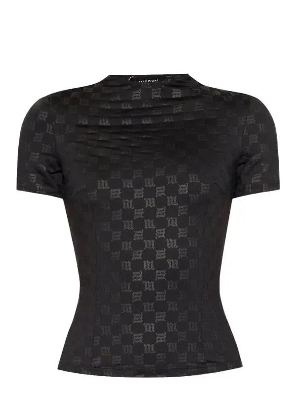 MISBHV Monogram Mockneck T-shirt - Black