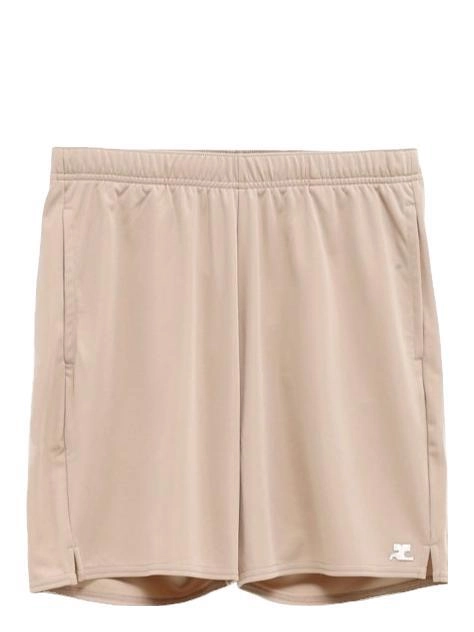 COURREGES Appliqué Logo Track Shorts - Nude