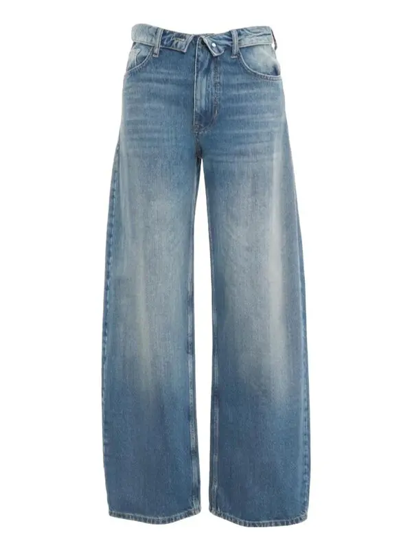 Liu Jo High Waist Loose-fit Pants - Blue