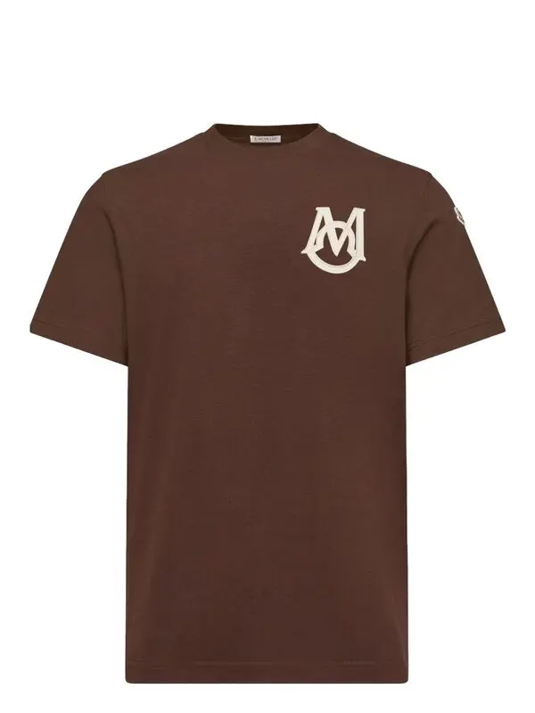 Moncler Monogram Cotton T-shirt - Red
