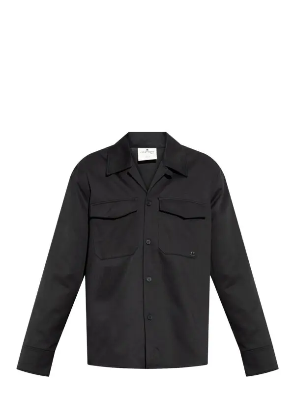 COURREGES Long-sleeved Shirt - Black