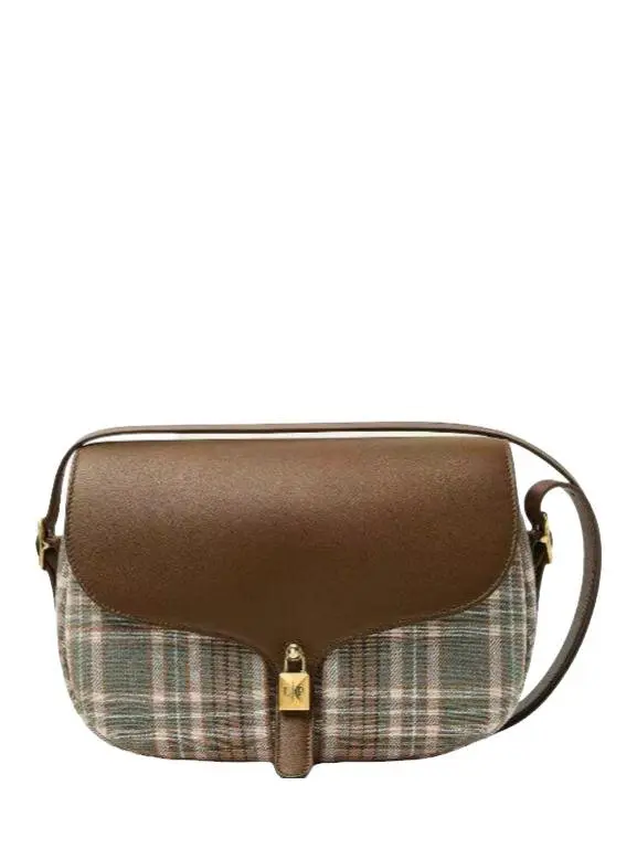Loro Piana Linn Check Shoulder Bag - Brown