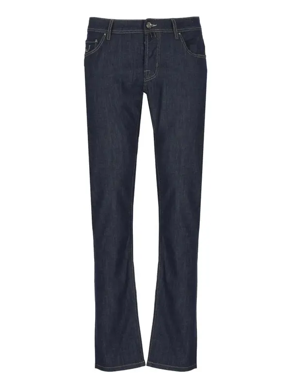 Jacob Cohen Contrast Stitching Jeans - Blue