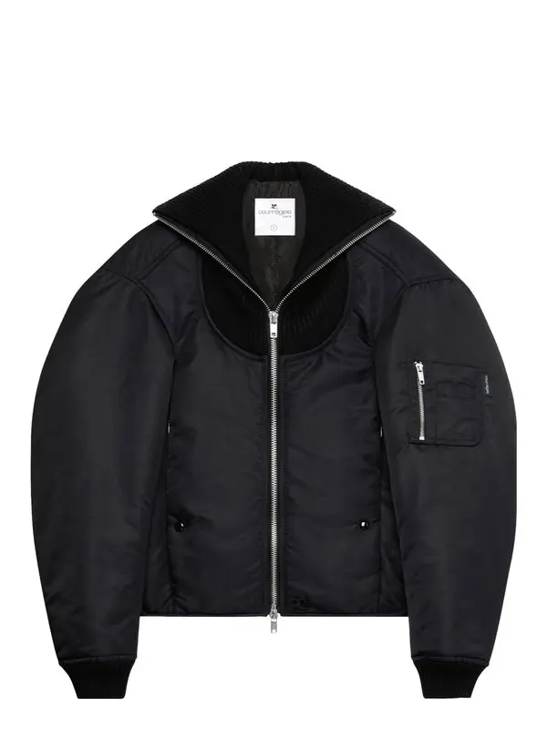 COURREGES Cocoon Bomber Jacket - Black