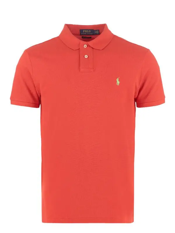 Polo Ralph Lauren Embroidered-logo Polo Collar - Red