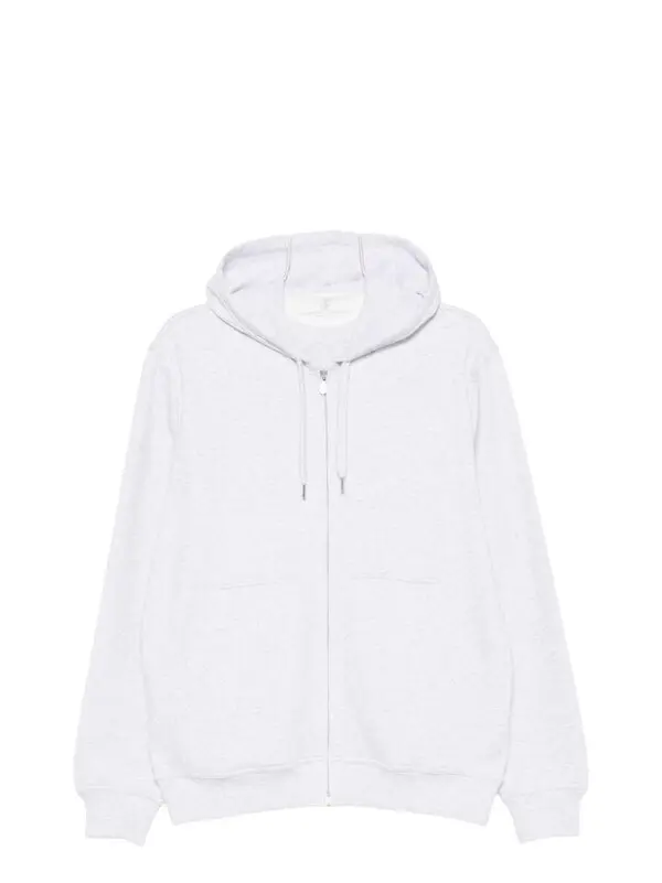 Brunello Cucinelli Zip-up Drawstring Hoodie - Grey