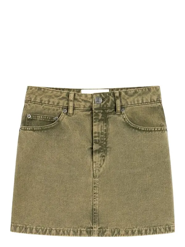 AMI Paris Belt Loop Skirt - Laurel