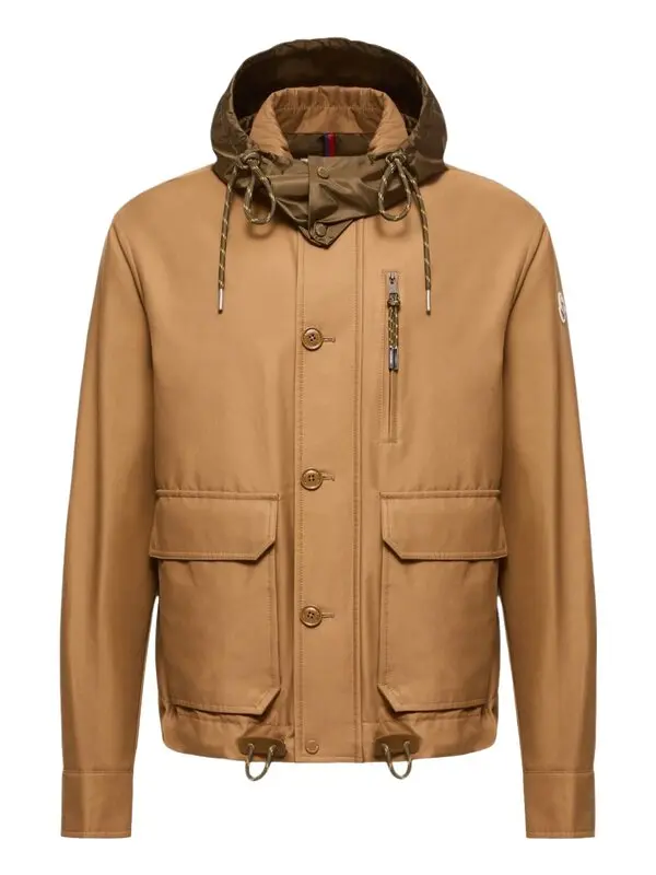 Moncler Montmirail Twill Shirt Jacket - Camel